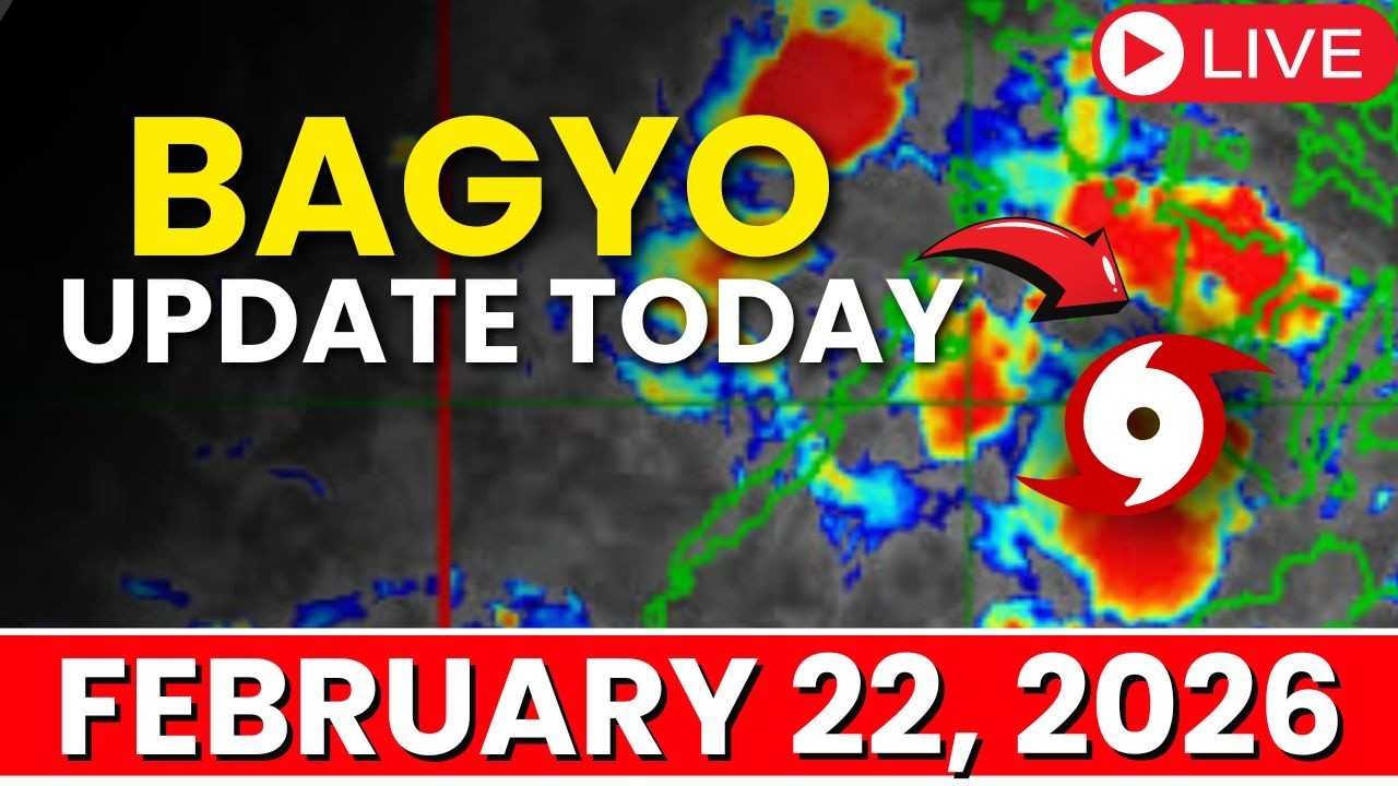 Bagyo Update Today February 22, 2026 | Low Pressure Area in the ...