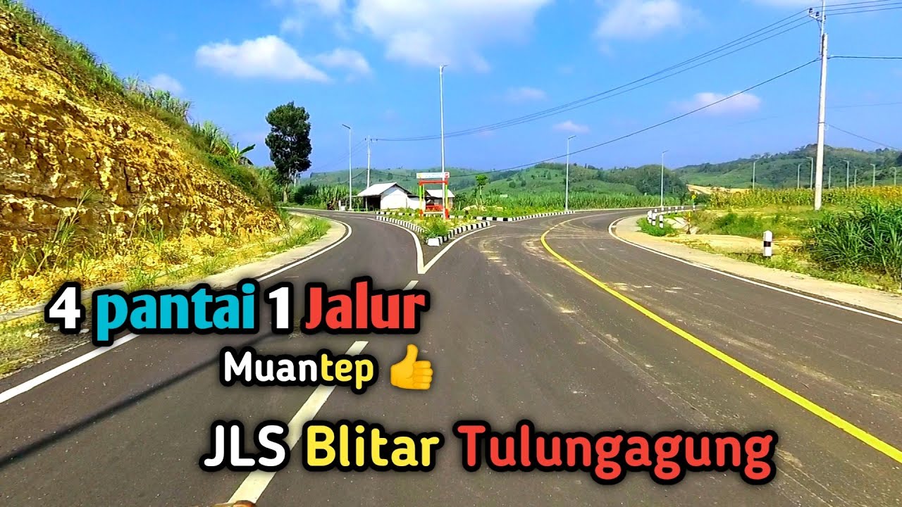 Muantep! JLS Blitar - Tulungagung ada 4 Pantai sekaligus - YouTube
