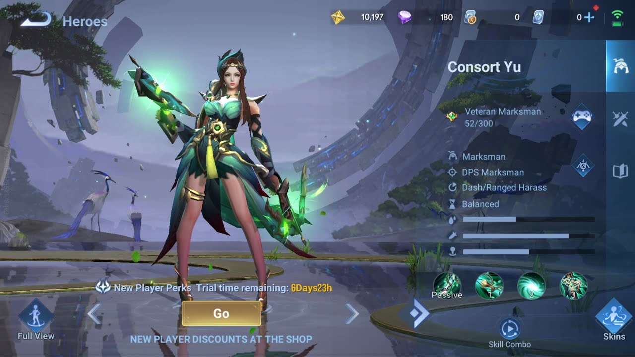 The most beautiful hero of Honor of Kings (King of Glory) Consort Yu - YouTube