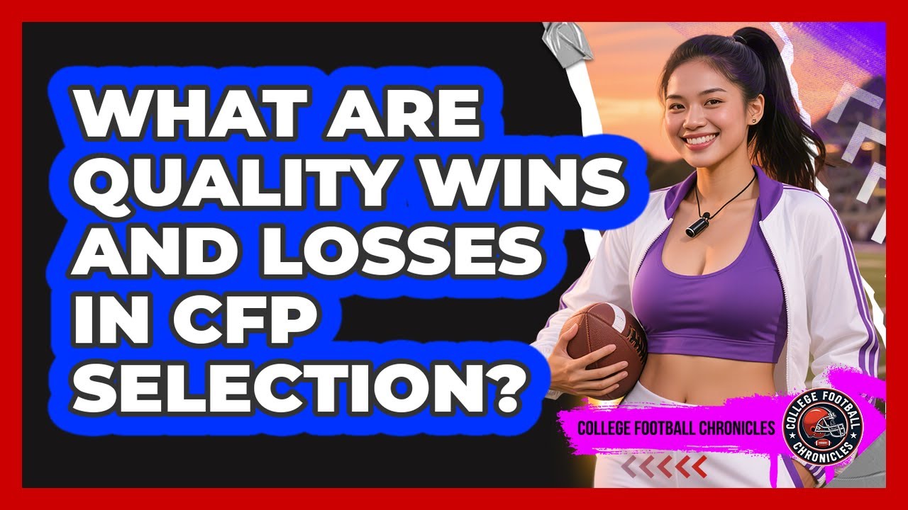 What Are Quality Wins And Losses In CFP Selection? - College Football ...