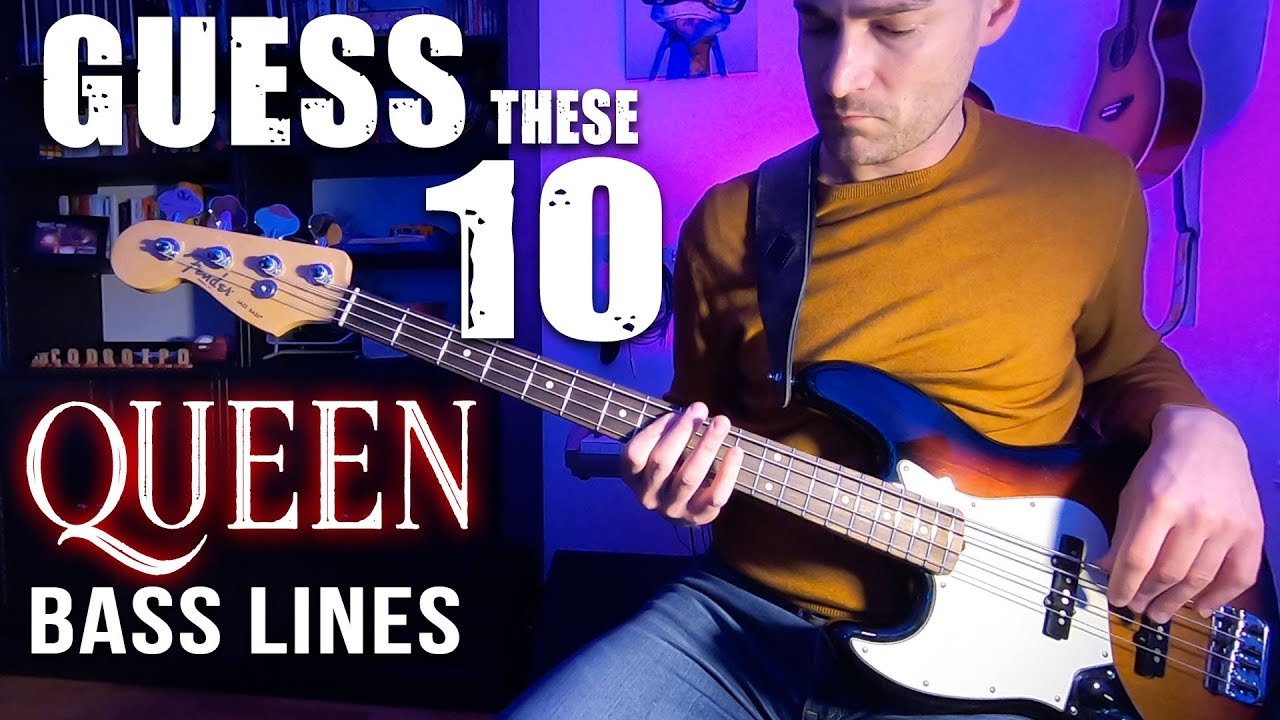 10 Amazing QUEEN Bass Lines - YouTube