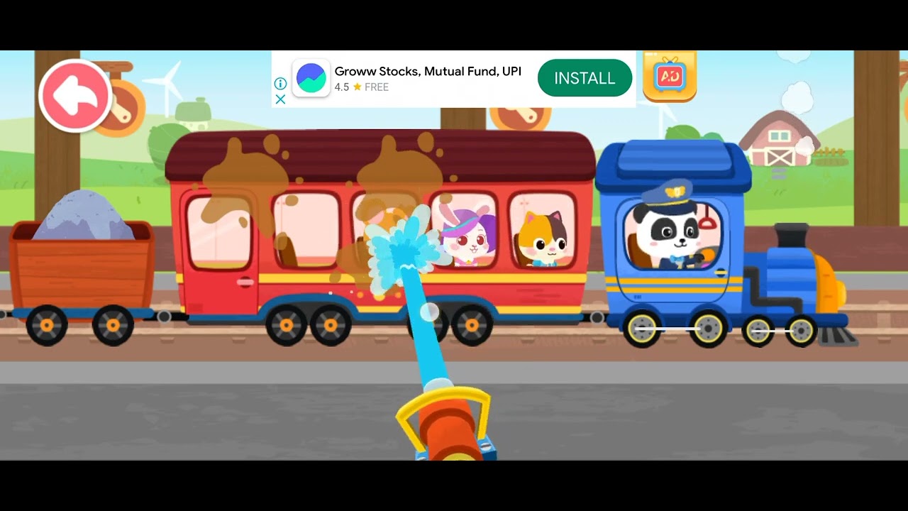 Baby Train game#Gaming video# 🔥https://youtube.com/@kmcs07?si ...