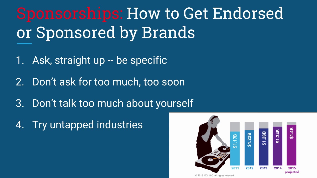 23 #12 Sponsorships How to Get Endorsed or Sponsored by Brands - YouTube