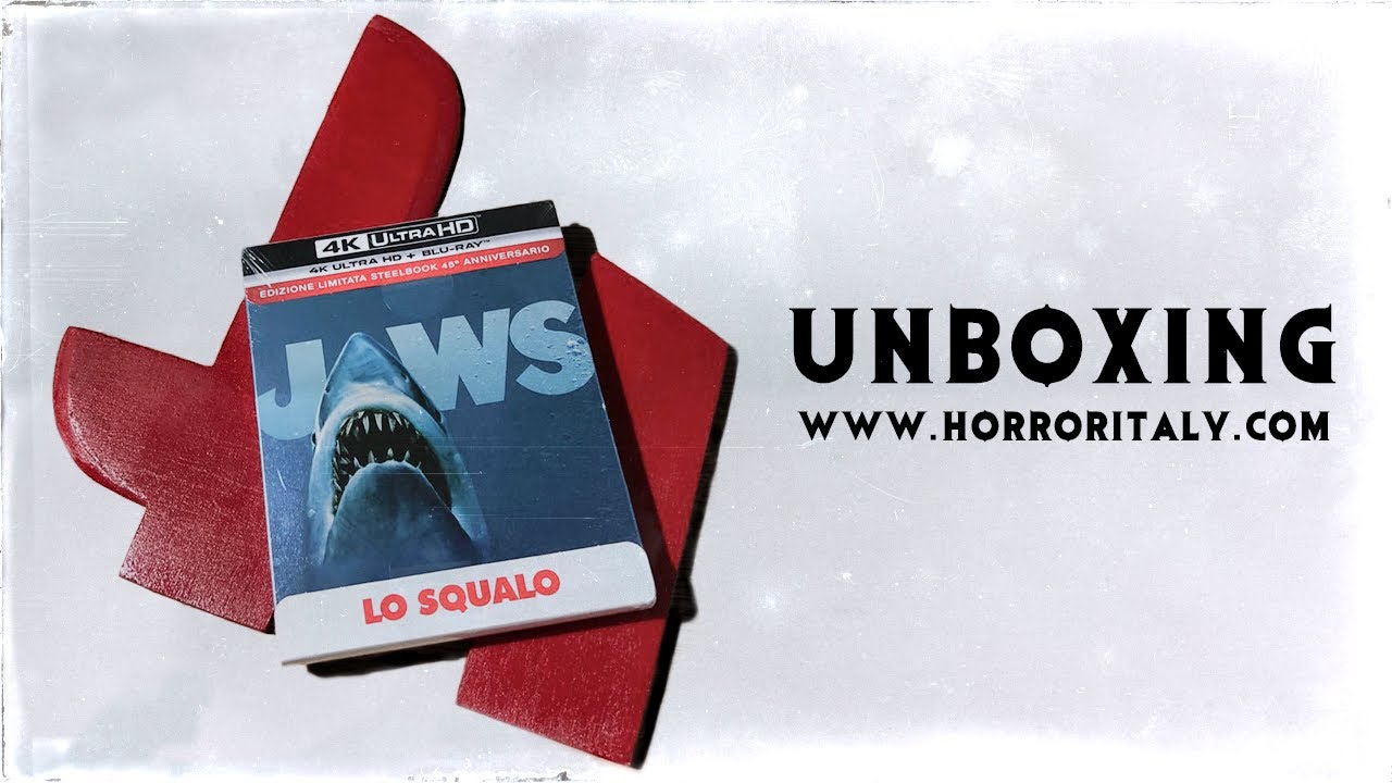Unboxing JAWS 45 Anniversary Steelbook 4K Ultra HD + Blu-Ray - YouTube