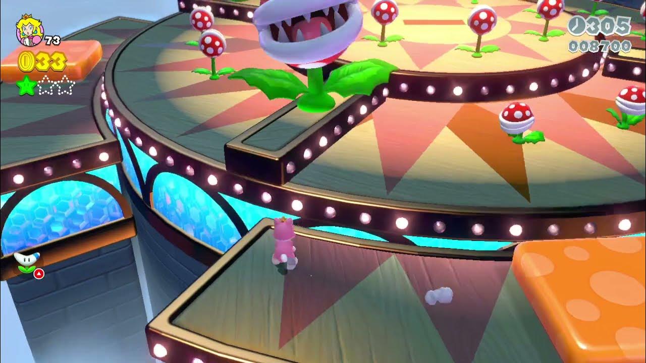 Tollkühne Trapezträume alle Sterne/Super Mario 3D World Welt 5-2/Tricky Trapeze Theater all ...