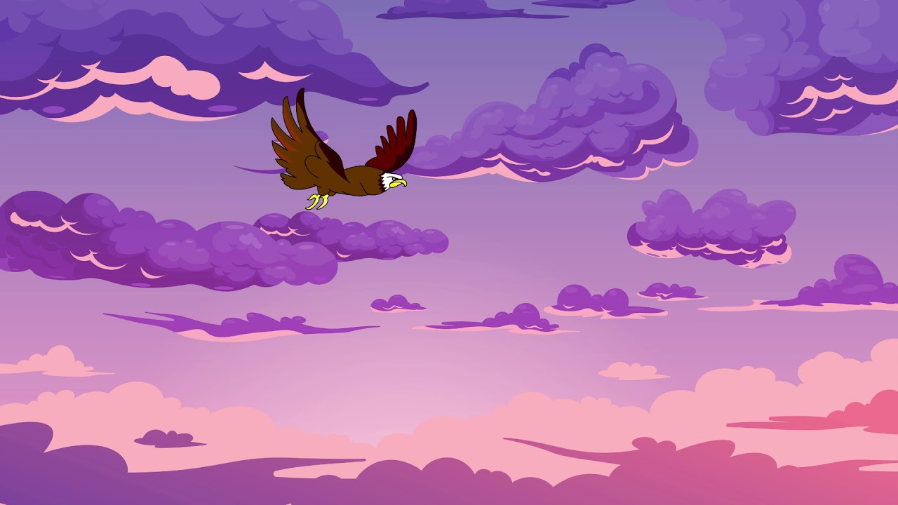 bird flying 2d animation #adobeanimateCC - YouTube