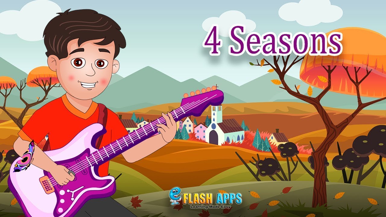 4 Seasons Kids Educational + Nursery Rhymes by EFlashApps - YouTube