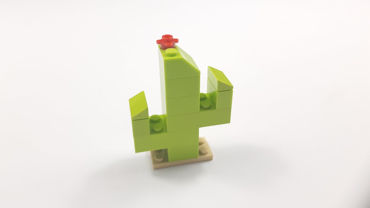 How to build a LEGO cactus #LEGO #cactus #saguaro #plant #desert - YouTube