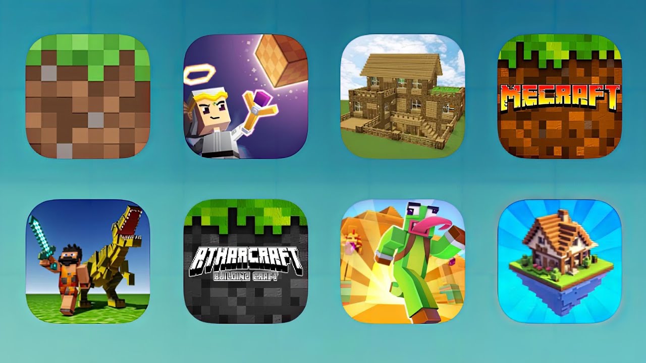 Minecraft, Crafty Lands, Block Crazy, Mecraft Building, Tribe Craft, AtharCraft Build, Chase ...