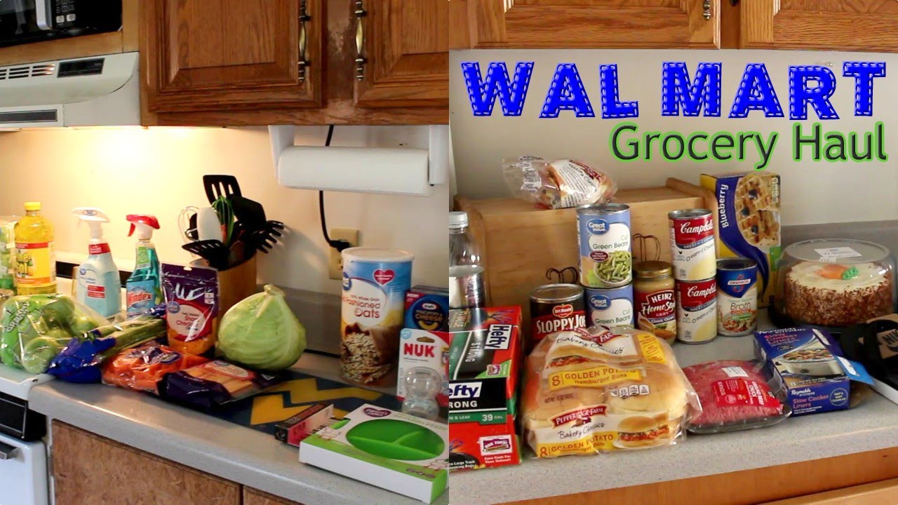 BIG WALMART GROCERY HAUL! - YouTube