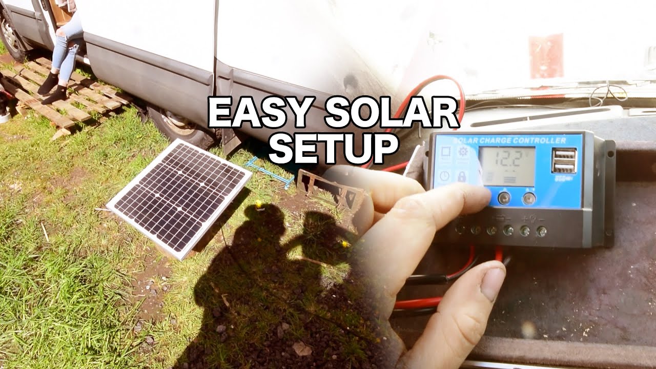 Simple Solar Setup For £40... Lost In Europe //269 - YouTube