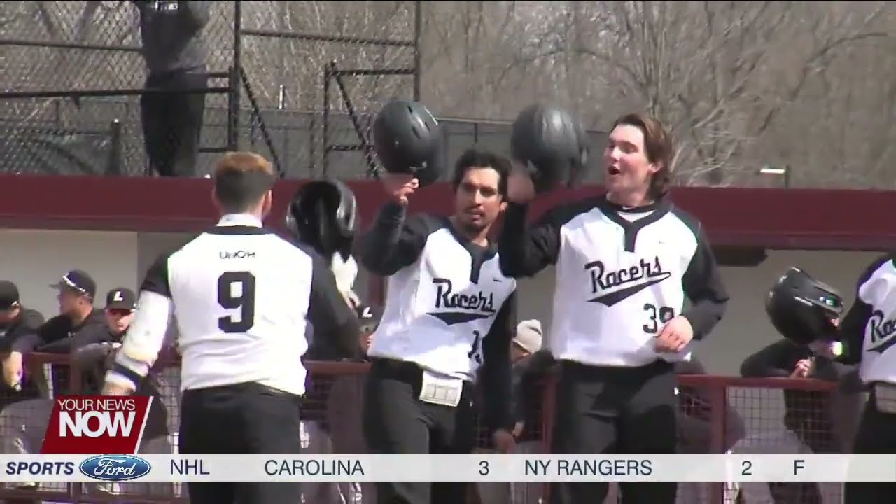 UNOH Racers Baseball Wins Double Header Against Lourdes - YouTube
