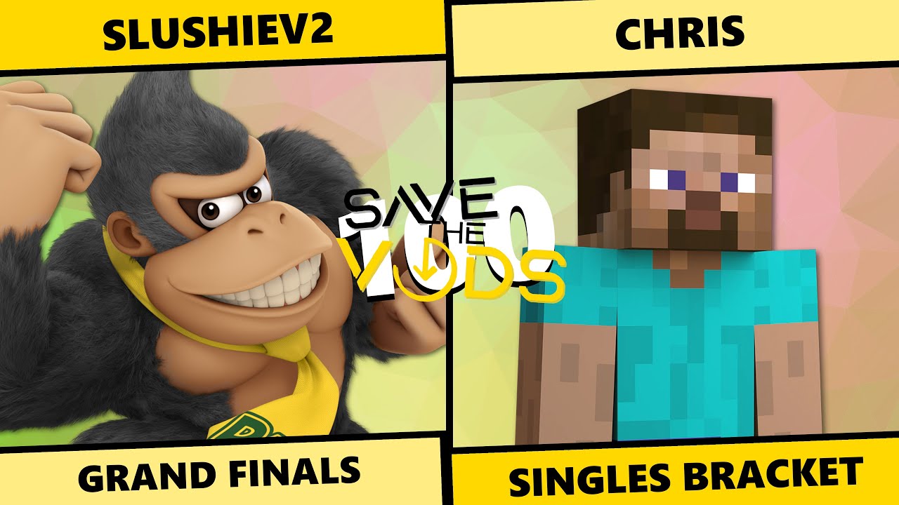 Save The VODs #100: GRAND FINALS - SlushieV2 (DK) Vs Chris (Steve) SSBU ...