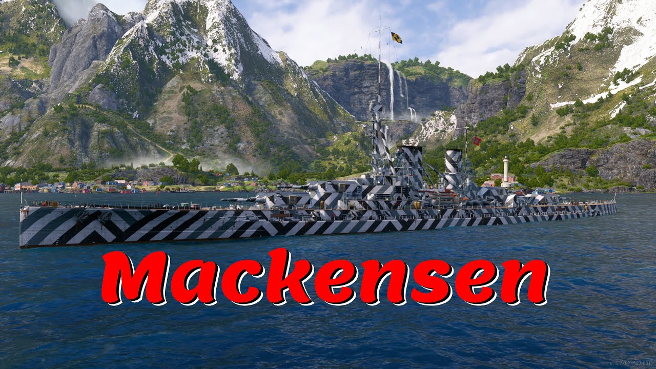 Meet The Mackensen! Tier 5 German Battleship (World of Warships Legends ...