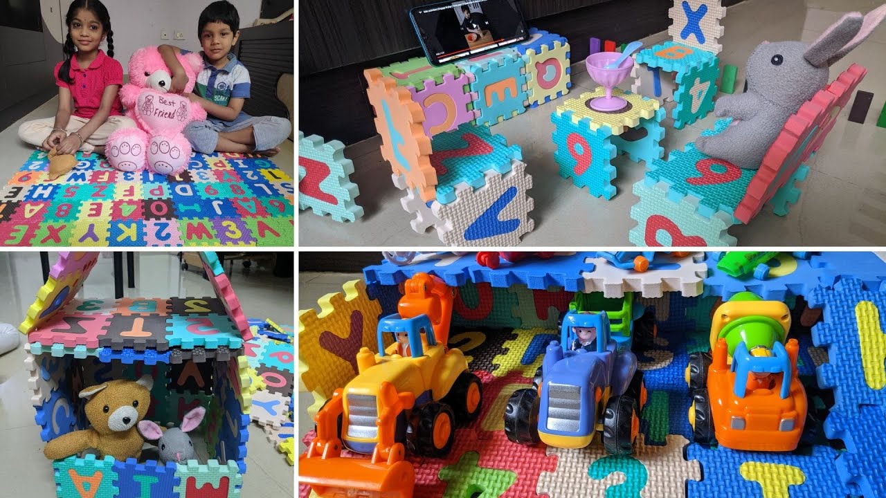 Creative ways to play with ABCD mats | ABCD Puzzle Mats | Srirasa Home ...