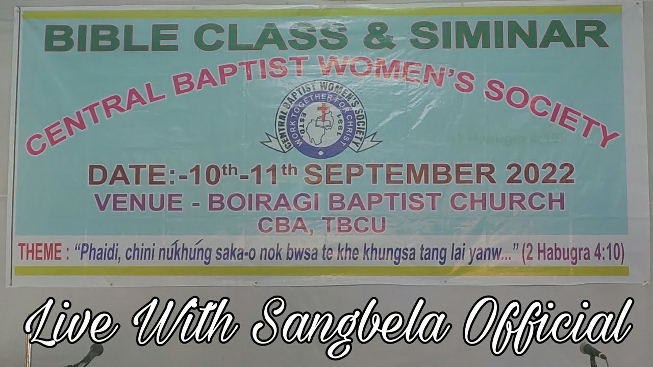 Bible Class And Seminar🙏 - CBWS - CBA (part 5) - YouTube
