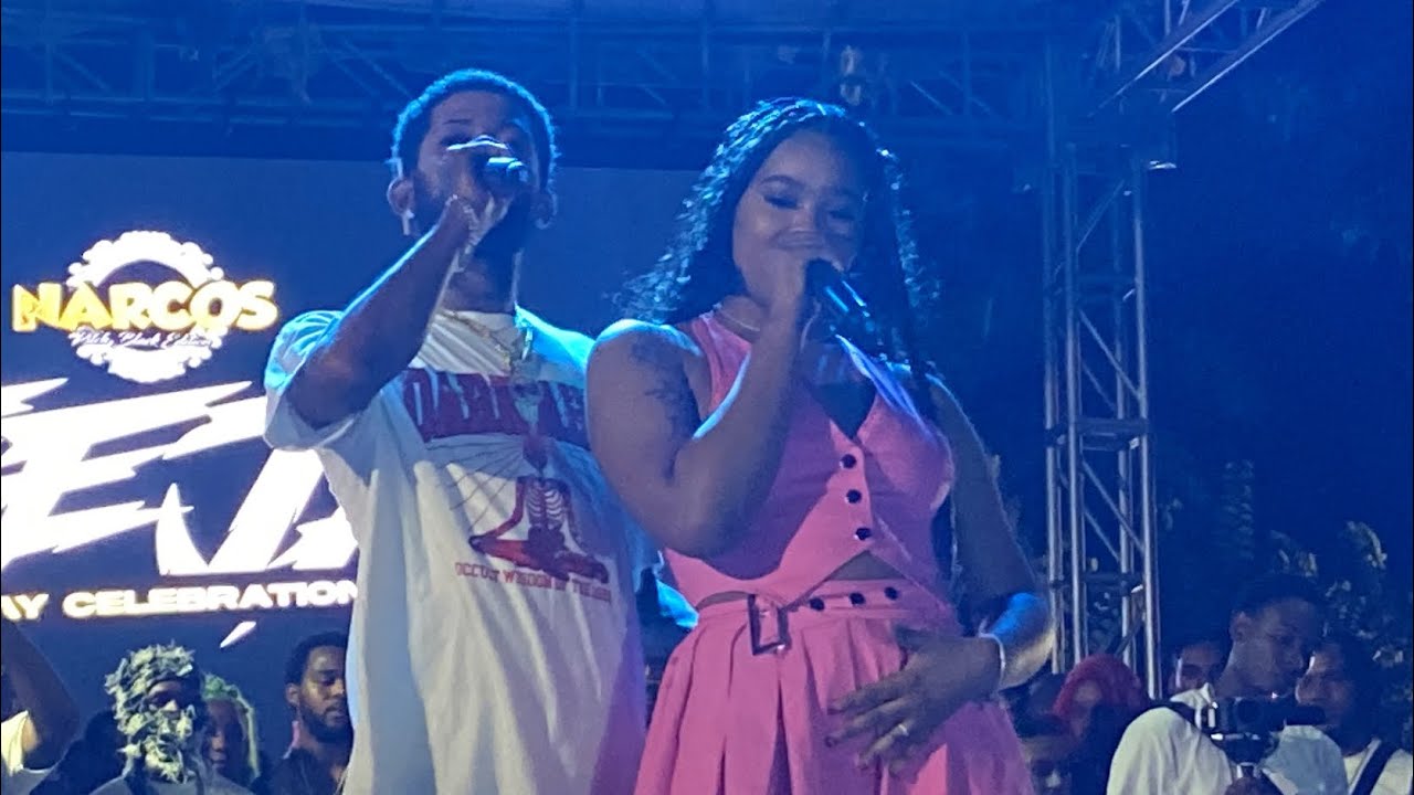 Skippa Roll Out With Barbie J At Teejay Party - YouTube