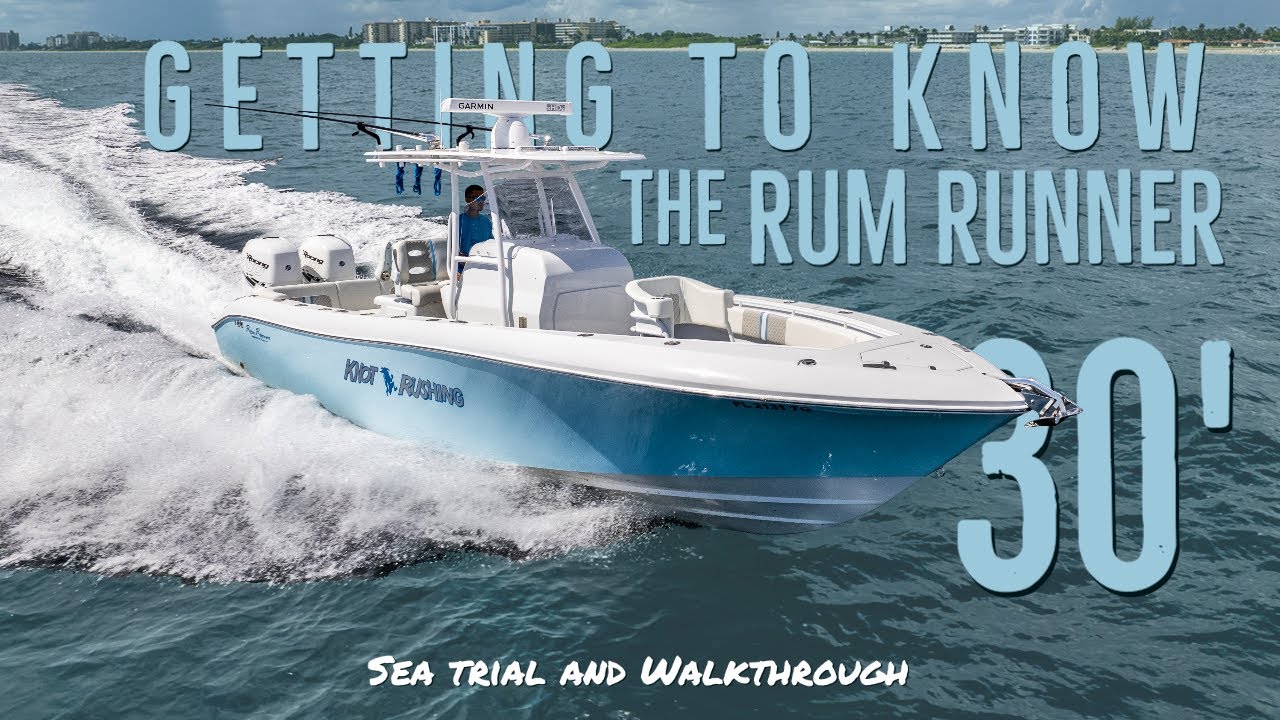 Need to see this BEAUTIFUL Rum Runner 30'! - YouTube