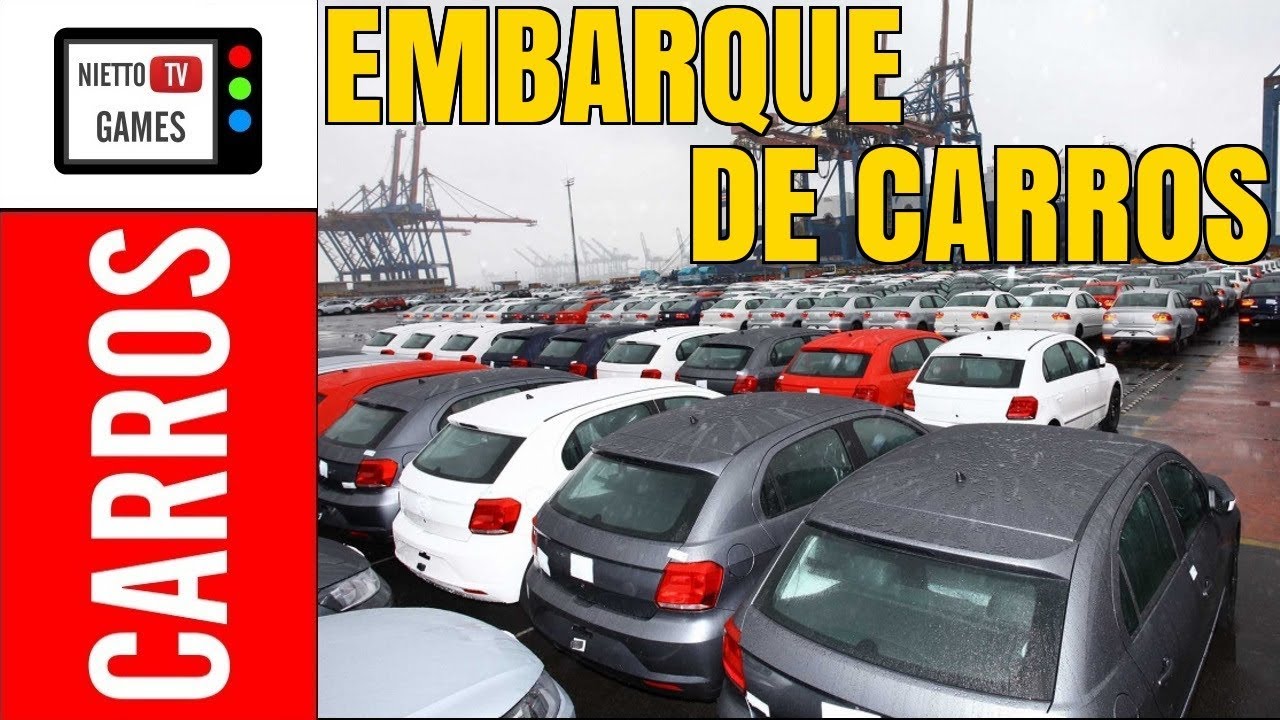EMBARQUE DE CARROS VOLKSWAGEN (GOL) EM UM NAVIO RO-RO - NIETTO TV ...