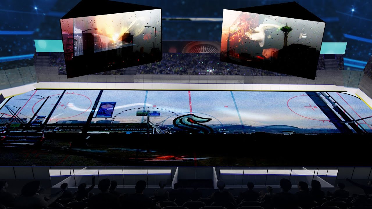 Seattle Kraken Open NHL Season - Inside Climate Pledge Arena - YouTube