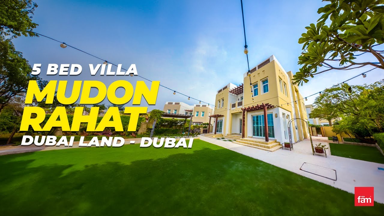 Fully Upgraded 5 Bed Villa in Rahat, Mudon, Dubai Land, Dubai - YouTube