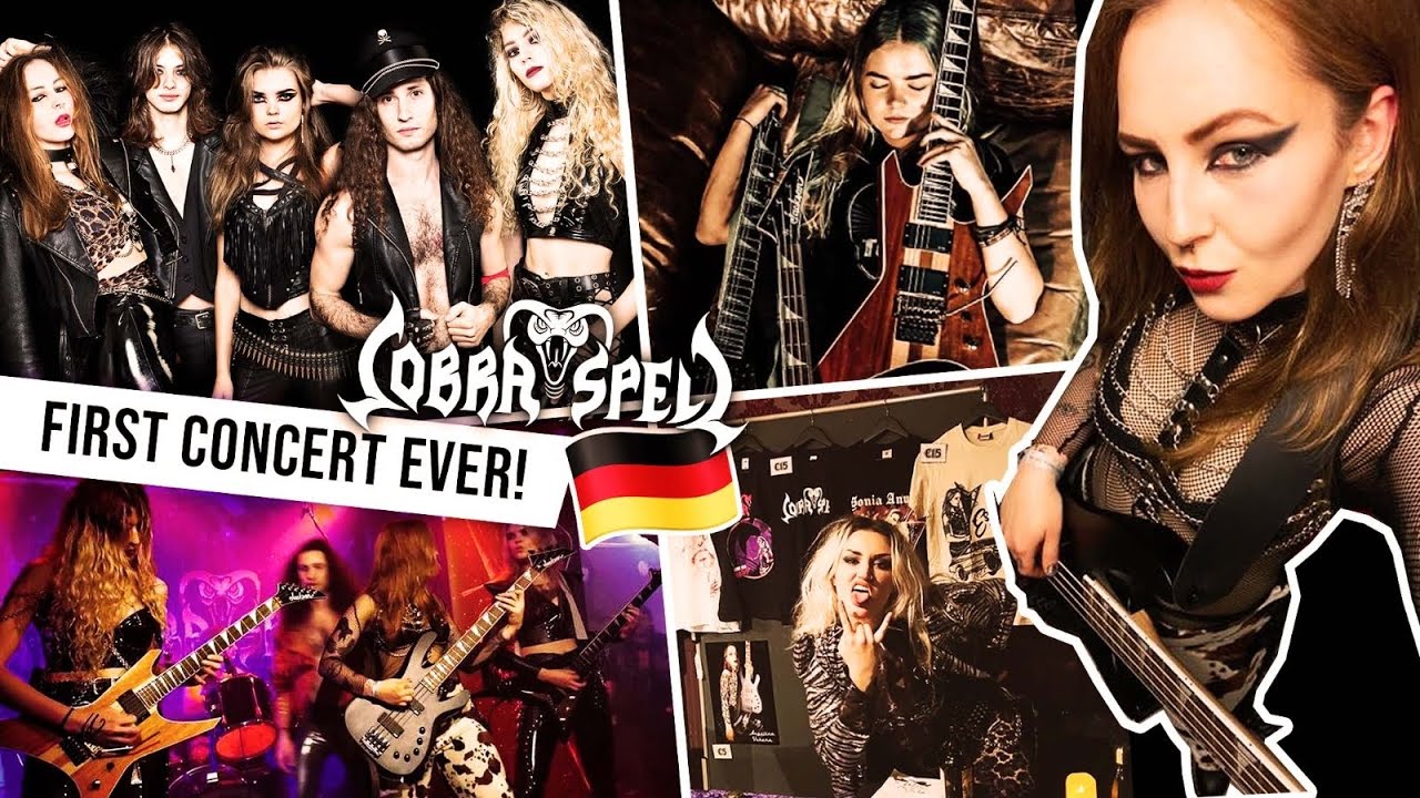 Playing my first concert ever | COBRA SPELL show, rehearsal & after ...