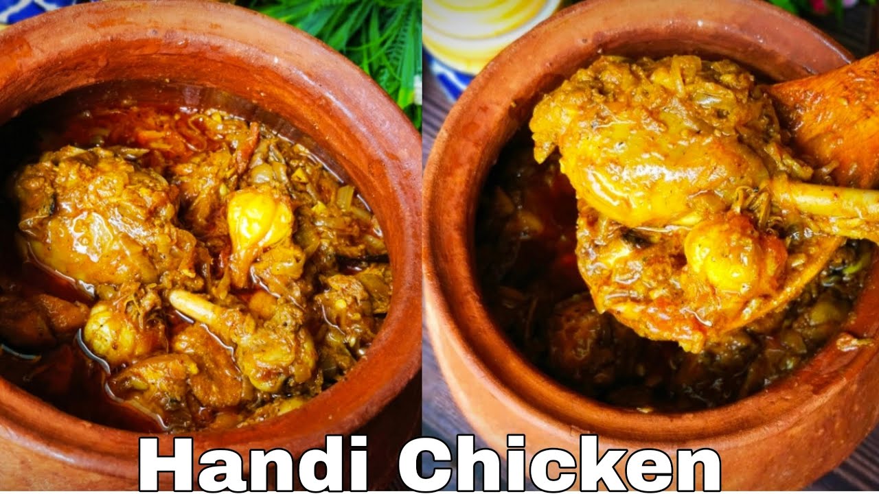 Handi Chicken Recipe। Bihari Style Chicken Handi। इस तरीके से बनाए ढाबे ...