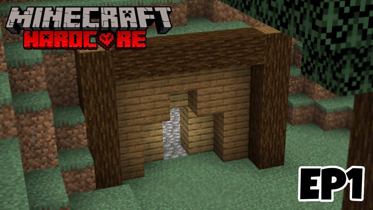Starter Hobbit Hole Home | Minecraft Hardcore - Ep1 - YouTube