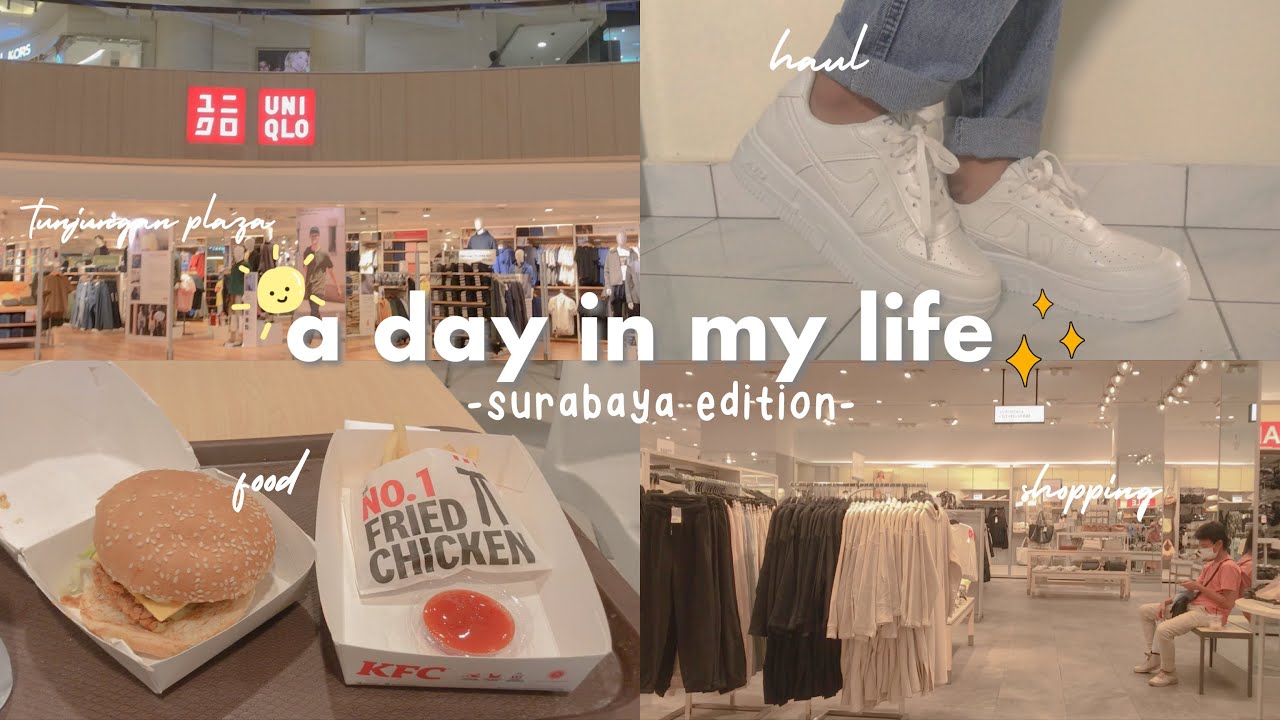 a day in my life 🛒⛅️ miniso, h&m, uniqlo, shopping vlog | indonesia ...