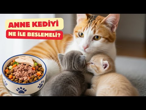 Hamile ve Emziren Kedi Nasıl Beslenmeli? | Anne Kediler İçin Süt Artıran Gıdalar ve Mama Önerileri