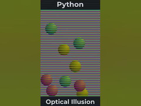 Short Optical Illusion Generated in Python - YouTube