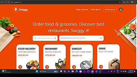 React Js Swiggy-Clone - YouTube