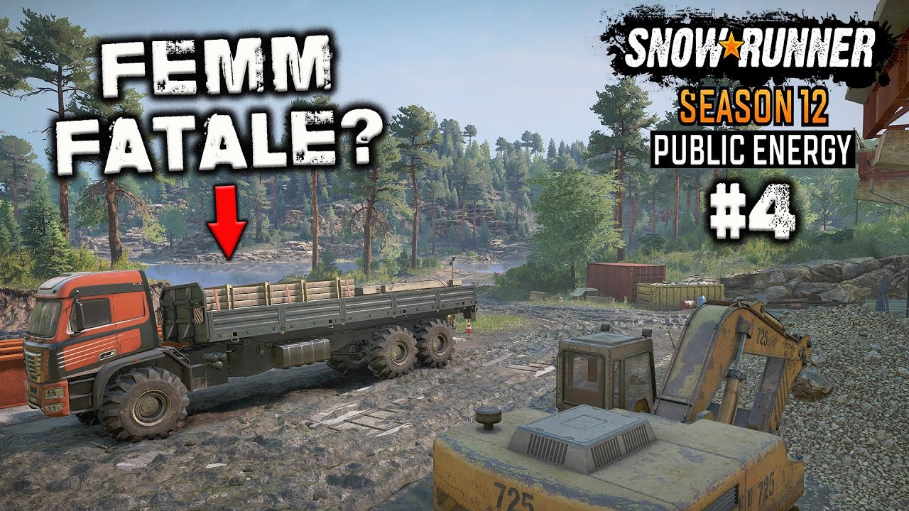 SNOWRUNNER!! | FINDING THE FEMM on OVIRO HILLS! | 12: PUBLIC ENERGY! #4 ...