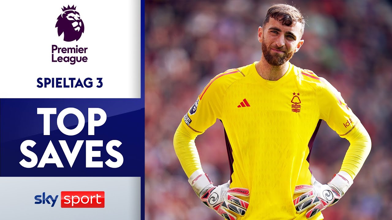 Turner lässt Antony verzweifeln! | Best Saves Matchweek 3 | Premier League - YouTube