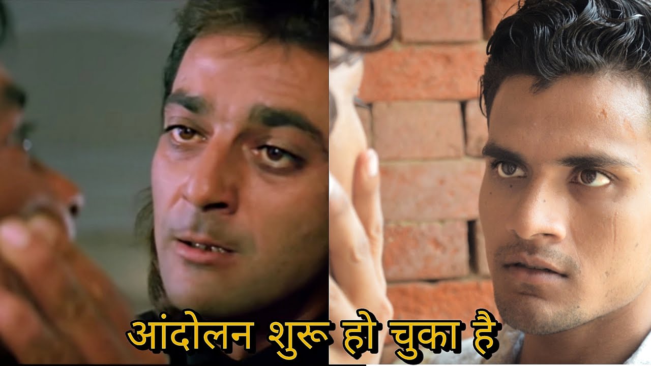 आंदोलन शुरू हो चुका है || best scene Sanjay Dutt || KING 2 ONE INDIA ...