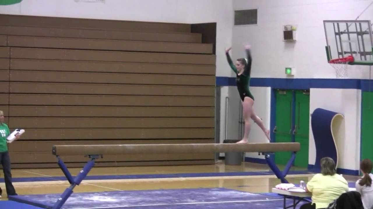Madison's High School Gymnastics Competition - YouTube
