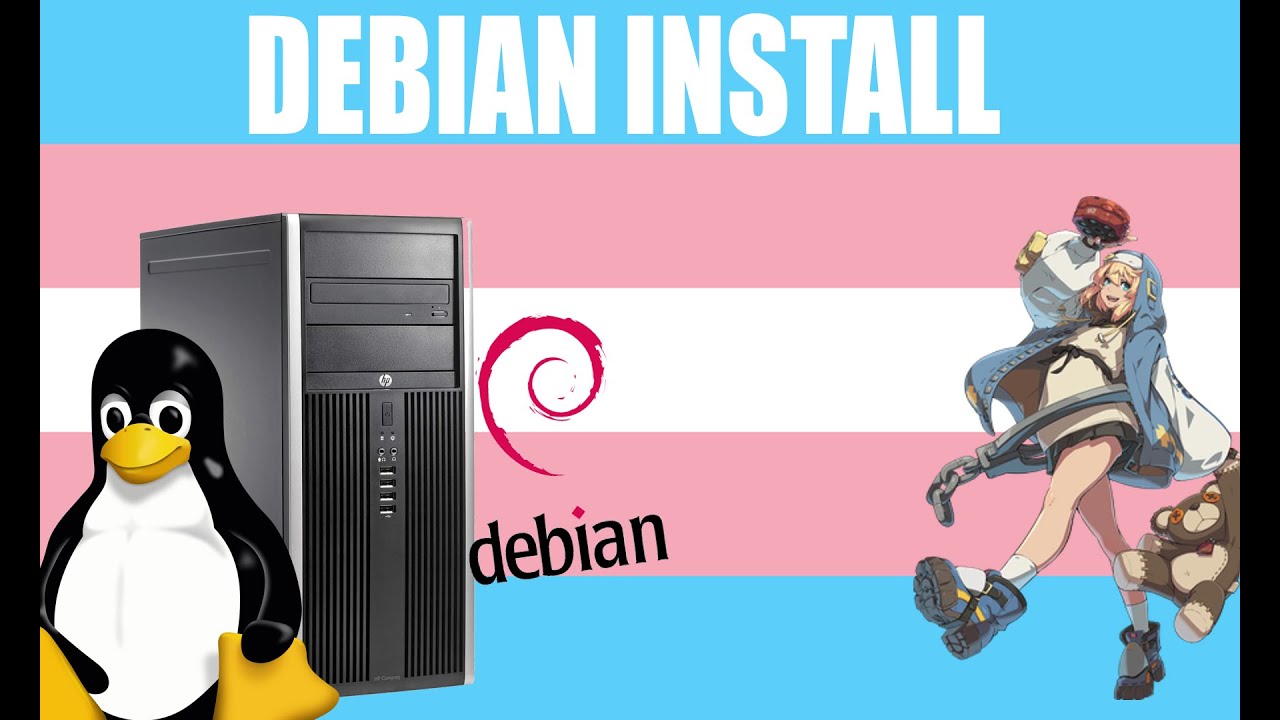 trans woman installs linux (featuring manual partitions!!!!!) - YouTube