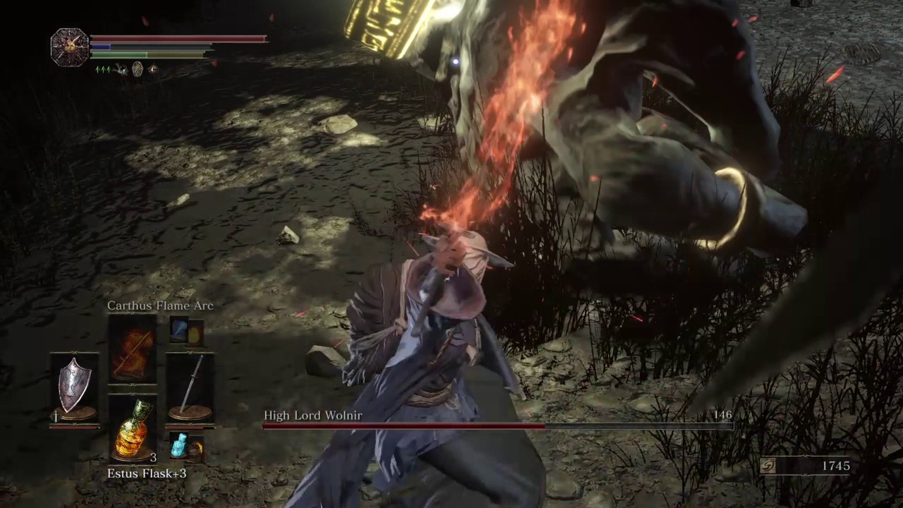 DARK SOULS™ III Boss Fight - High Lord Wolnir - YouTube
