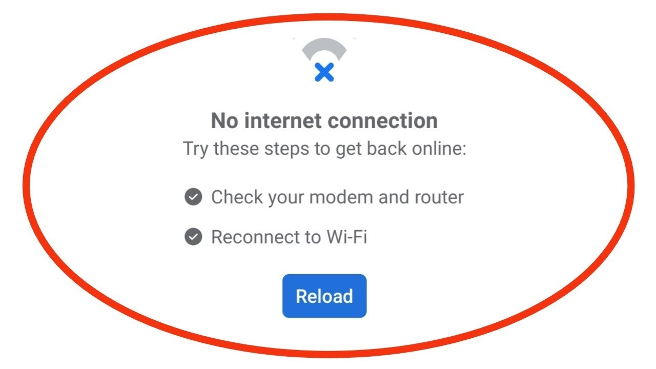Facebook No Internet Connection Try These Steps To Get Back Online ...