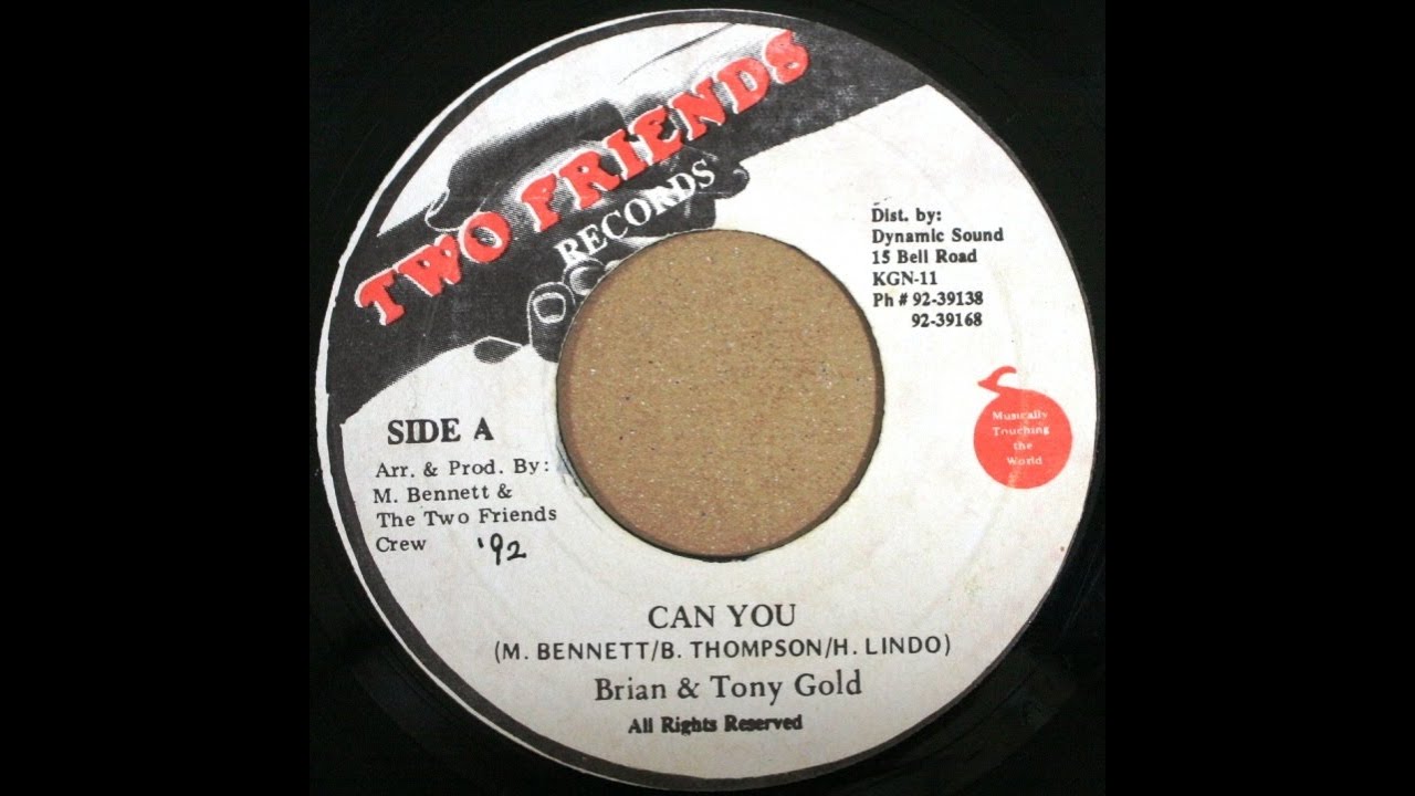 Brian & Tony Gold - Can You (1992) - YouTube