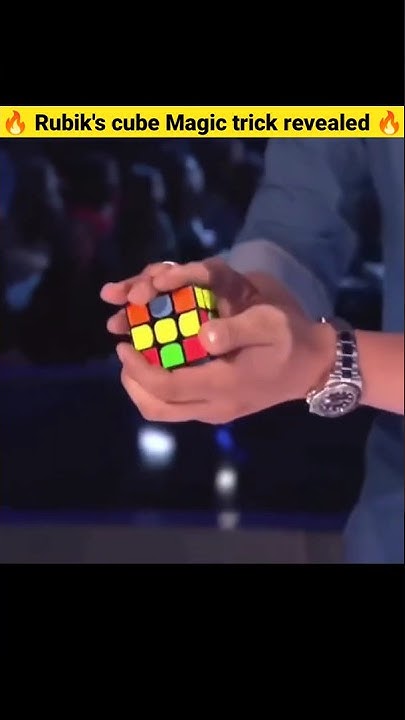 Rubik's cube Magic trick Revealed🔥 | MD STORIES | #shorts #shortsvideo ...