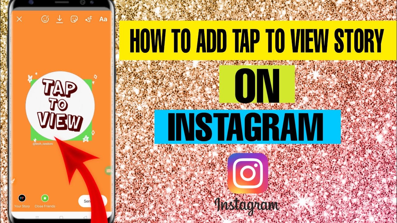 How to add tap to view post on Instagram story || easy tips step by ...