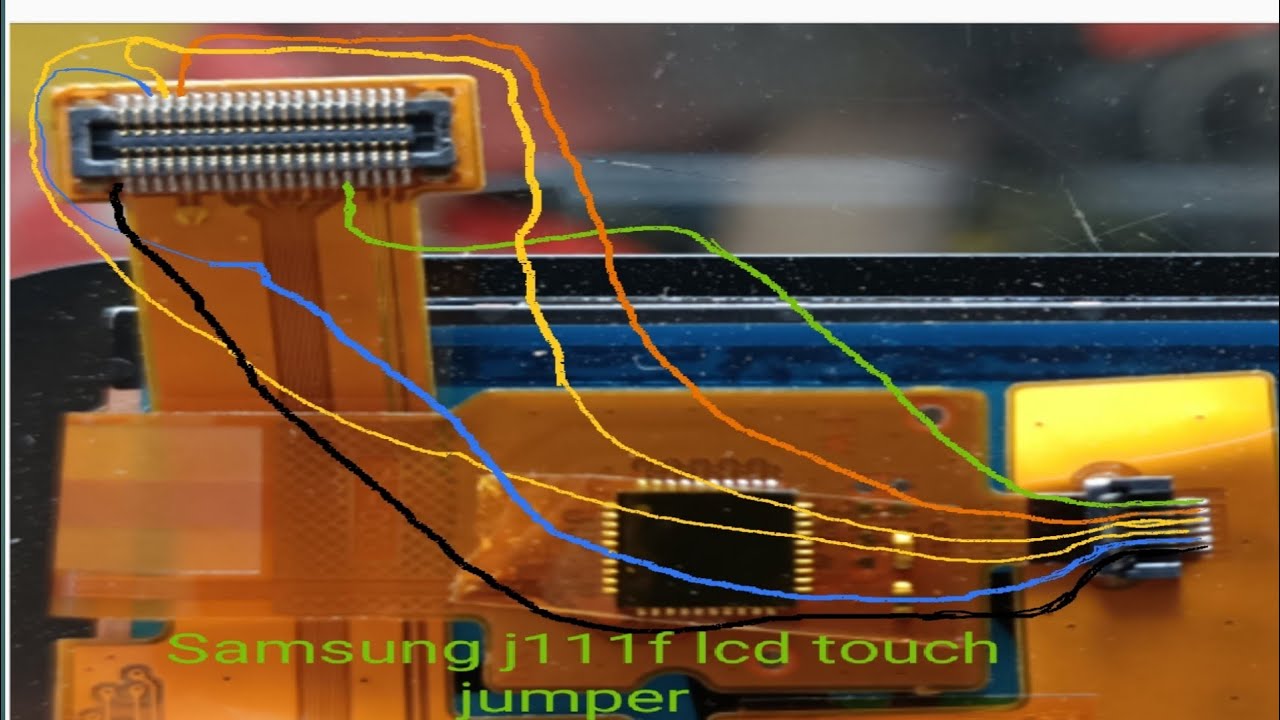 Samsung J111F New Touch Not Warking jumper - YouTube