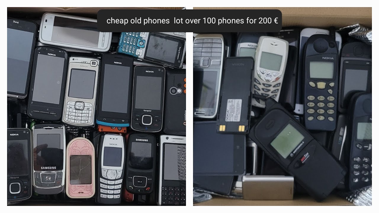 Buying cheap old phones lot part 2 , nokia , samsung , iphone , sony ...