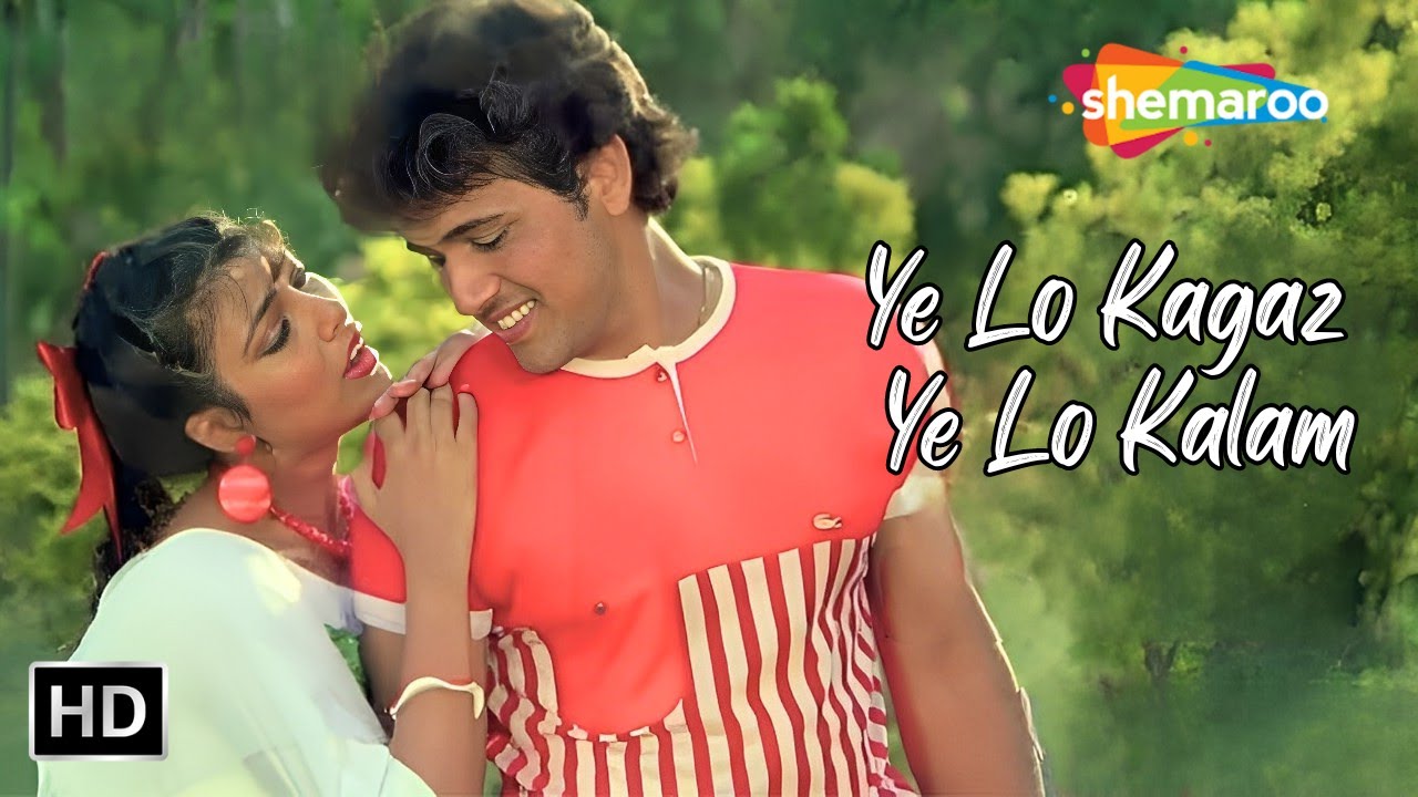 Ye Lo Kagaz Ye Lo Kalam | Kimi Katkar, Govinda Hit Songs | Alka Yagnik ...