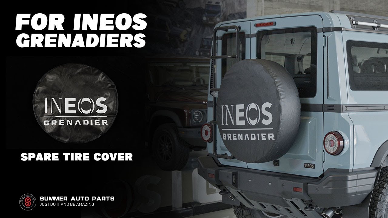 EP103: CUSTOMIZED URBAN STYLE SPARE TIRE COVER FOR INEOS GRENADIER 4X4 ...