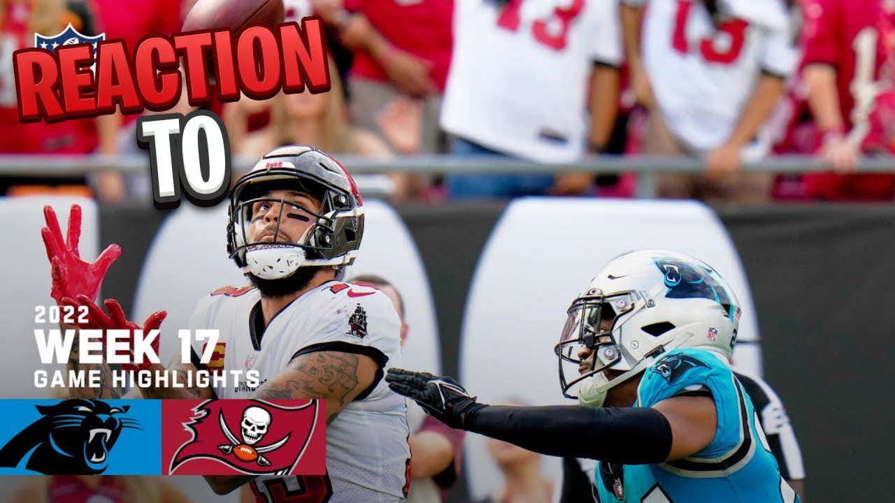 Reaction to Panthers vs Buccaneers | 1/1/23 NFL Reaction - YouTube