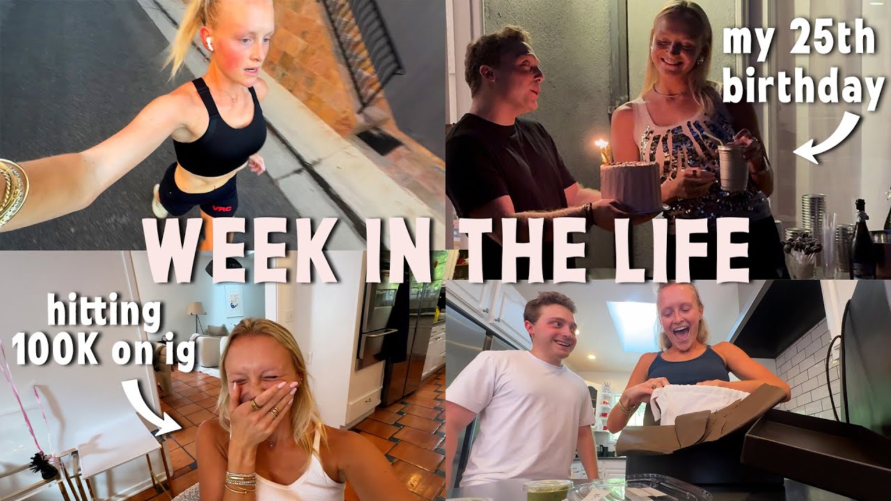 week in the life: my 25th birthweek, bday presents, and marathon ...