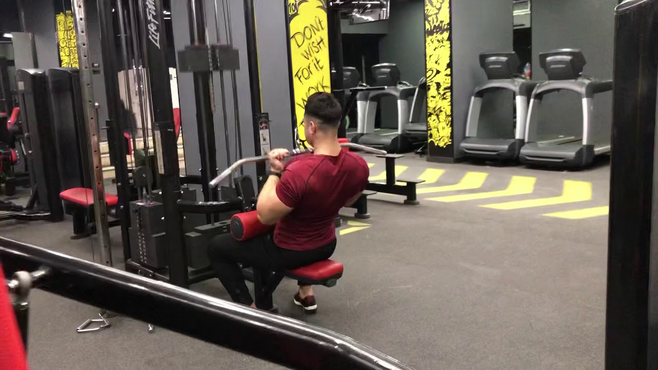 Reverse Grip Lat pulldown - YouTube