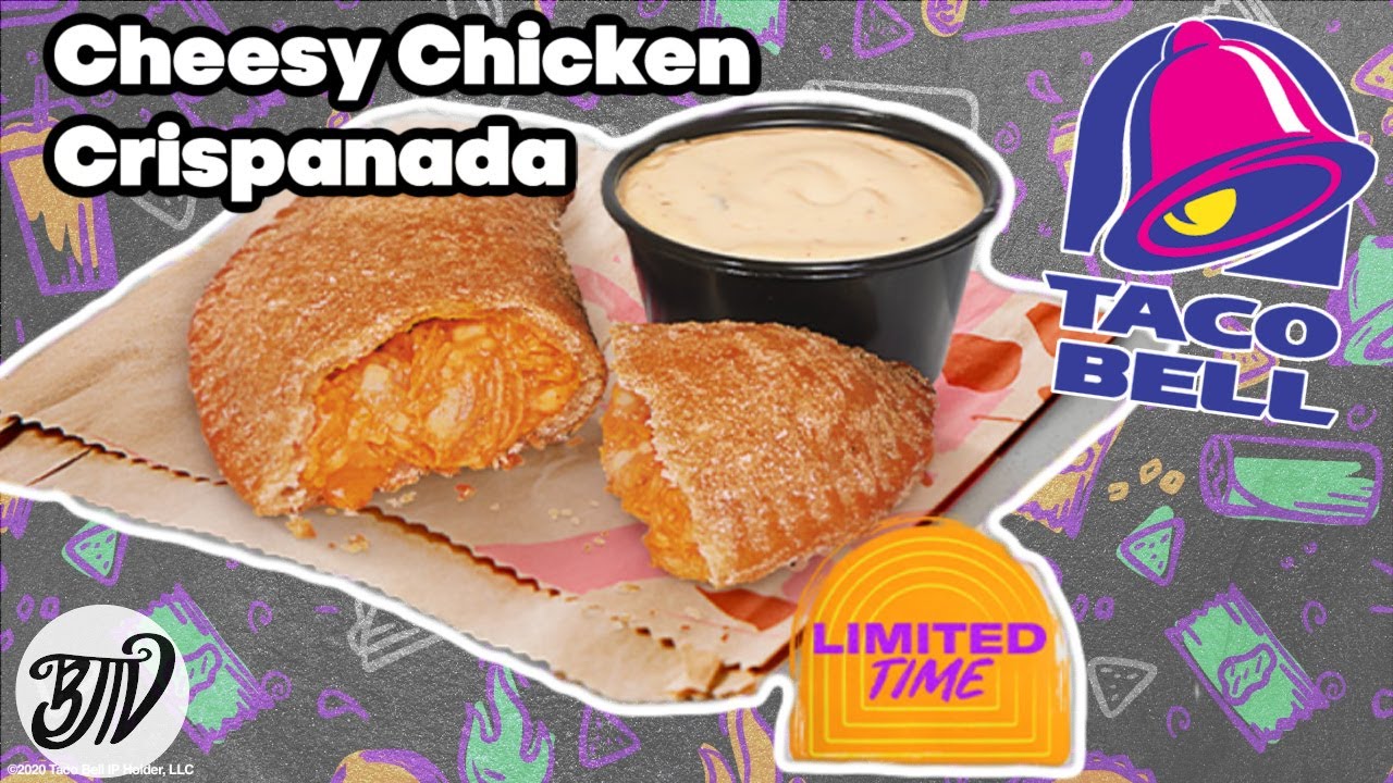 Tasting and Reviewing the NEW Cheesy Chicken Crispanada at Taco Bell ...